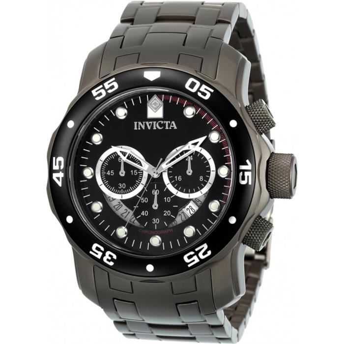 INVICTA TI-22 HOMME BRACELET & BOITIER TITANE GRIS QUARTZ MONTRE 23332 ...