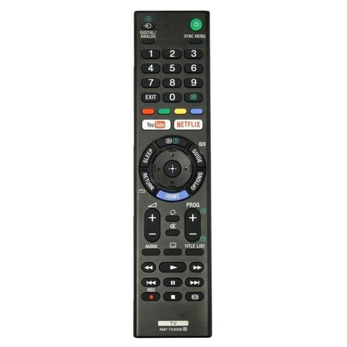 New -Télécommande de remplacement RMT-TX300E pour Sony TV LED LCD ...