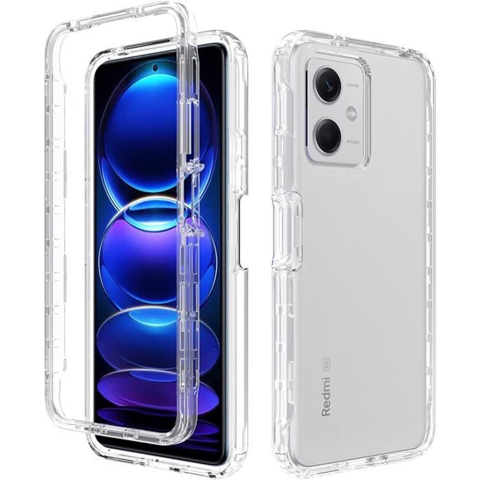 Coque intégrale transparente 360 pour REDMI NOTE 12 5G - MASSILIA TECH ...