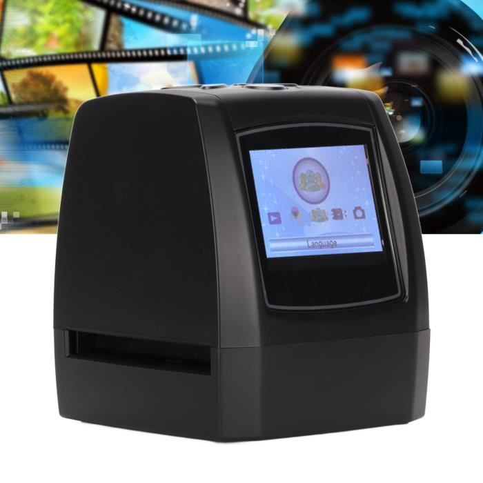 Qiilu Scanner de films Scanner de Film, Scanner Numérique 2,4 Pouces ...