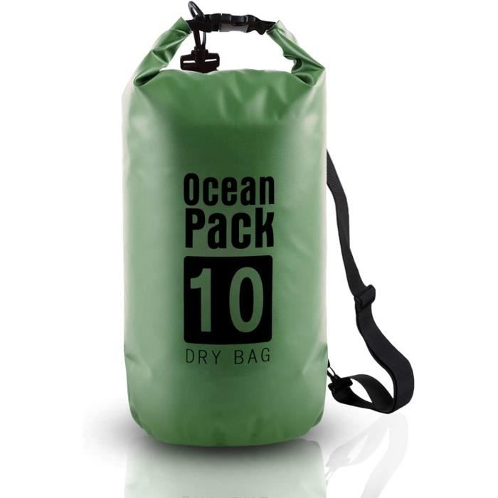 Sac Étanche - SSS - Dry Bag 10L 20L 30L - PVC 500D - Noir - Cdiscount Sport