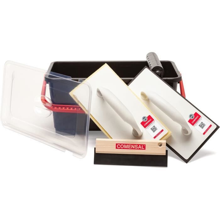 COMENSAL Kit Joint Carrelage - 7 pièces - M - 12L - Kit d'outils de ...