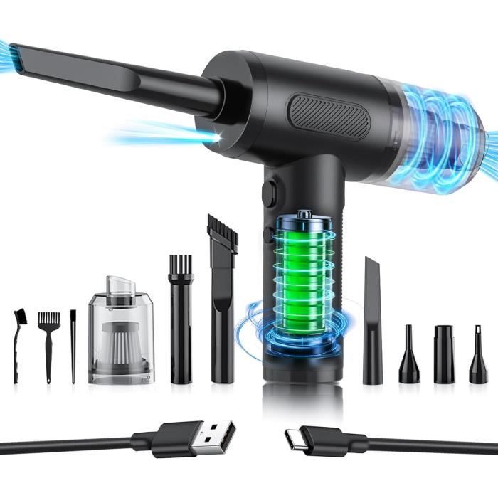 NVKHG Souffleur Air Comprimé, Dépoussiérants Puissants Électrique ...