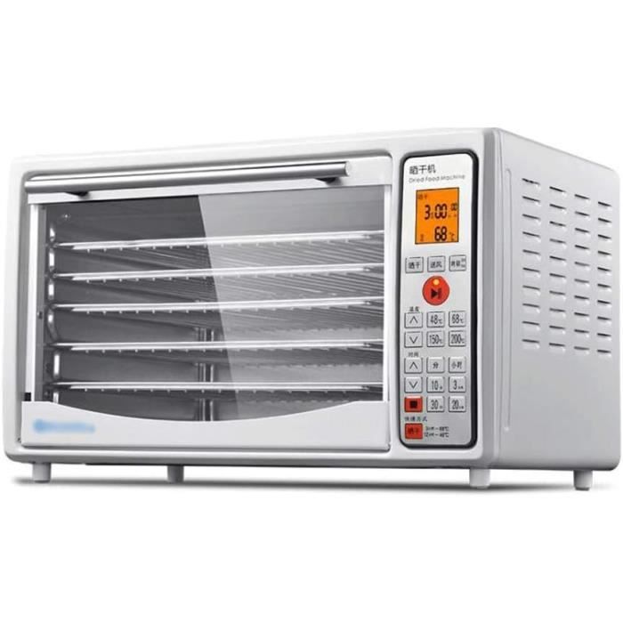 Déshydrateur Alimentaire, Contrôle De Température 48-200°C, Minuterie 1 ... Déshydrateur Alimentaire, Contrôle De Température 48-200°C, Minuterie 1 ...