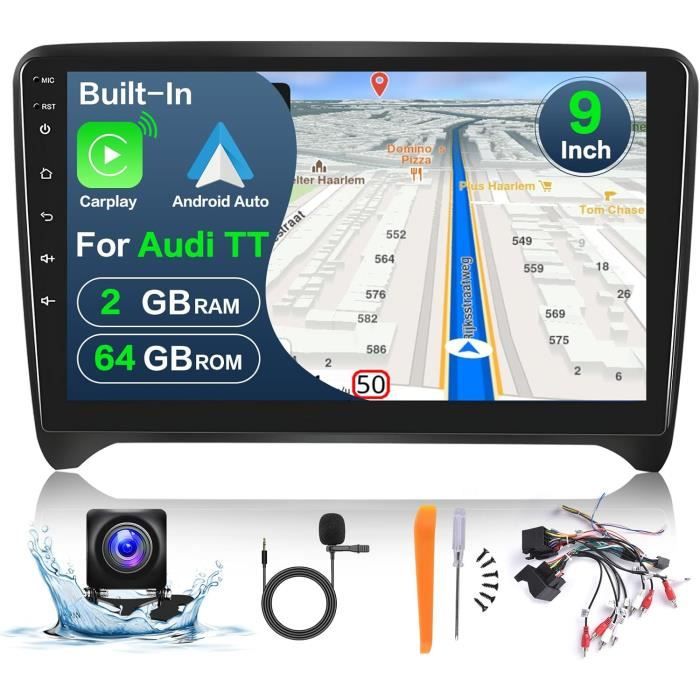 Wireless Apple Carplay-Android Auto Pour Audi Tt 2008 2009 2010 2011 ...