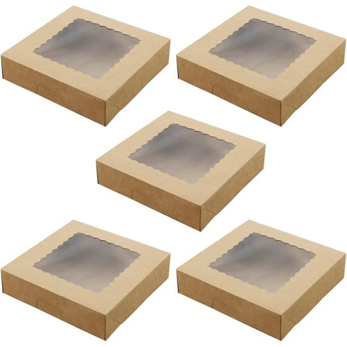 Boîte Cadeau Avec Fenêtre Pâtisserie Carton Emballage De Biscuit ...