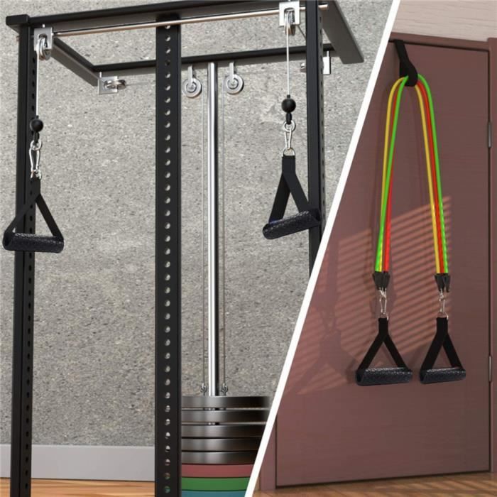 VGEBY poignées de barre de traction 1 paire de poignées de bande de ...