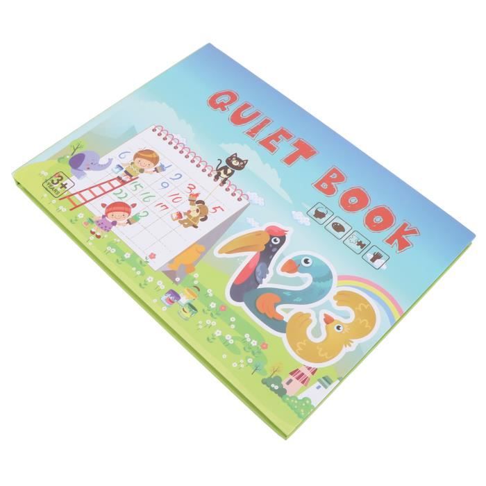 DUO Livre d'apprentissage silencieux Kid Quiet Learning Book Toddlers ...