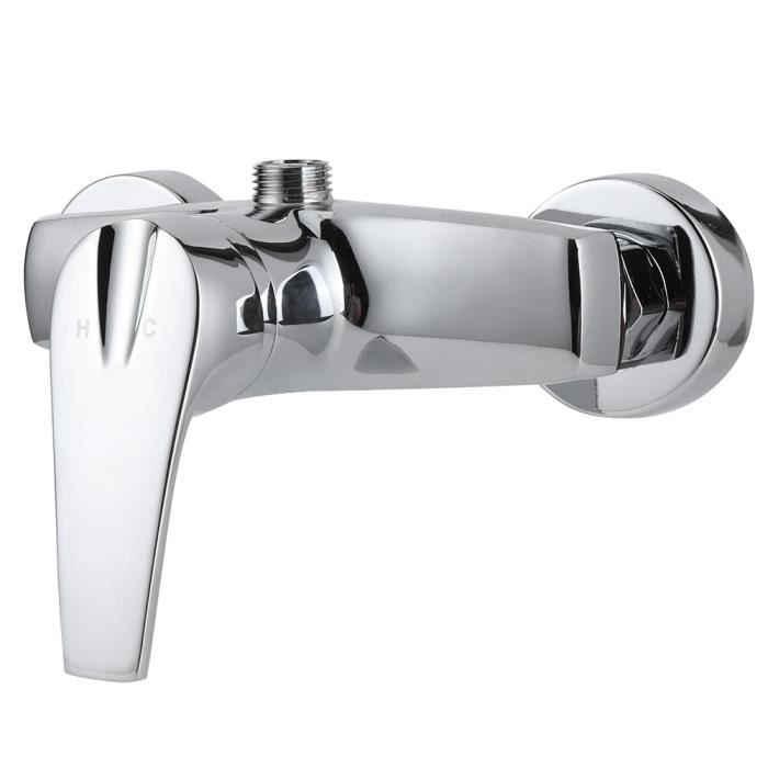 Valve de douche - VVIKIZY - Robinet à poignée unique - Cuivre ...