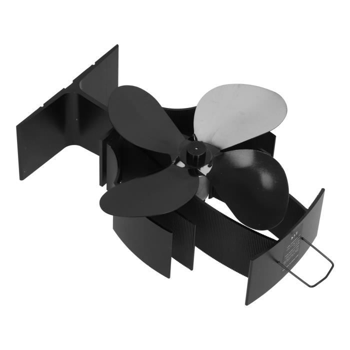 YOSOO Fireplace Fan, 4 Blades Easy To Use Stove Fan for Living Room for ...