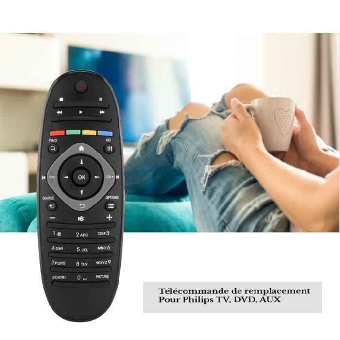 Télécommande de Remplacement Smart TV Télécommande Universelle pour ...