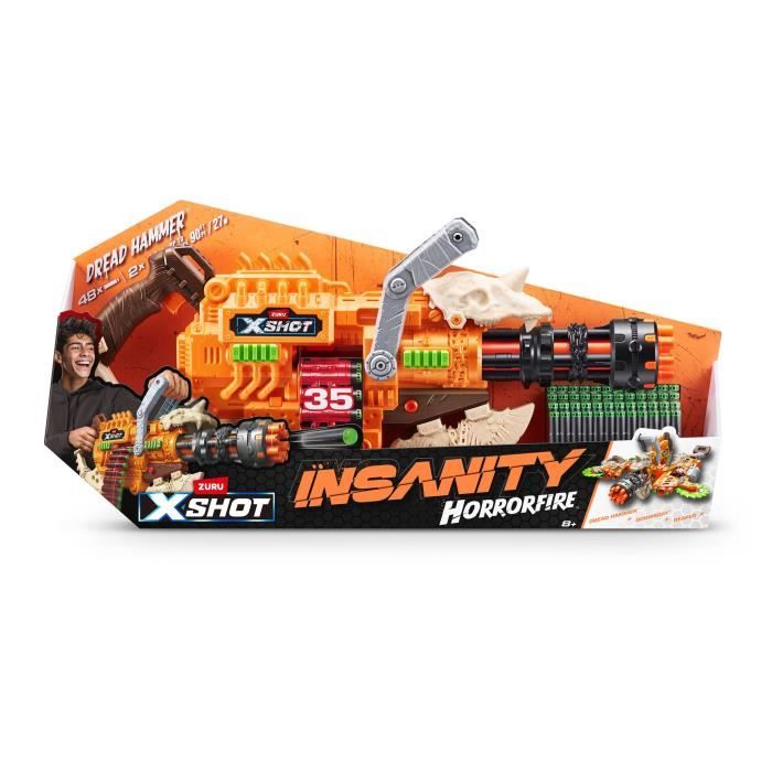 Blaster à Ceinture - ZURU - XSHOT Insanity HorrorFire Dread Hammer ...