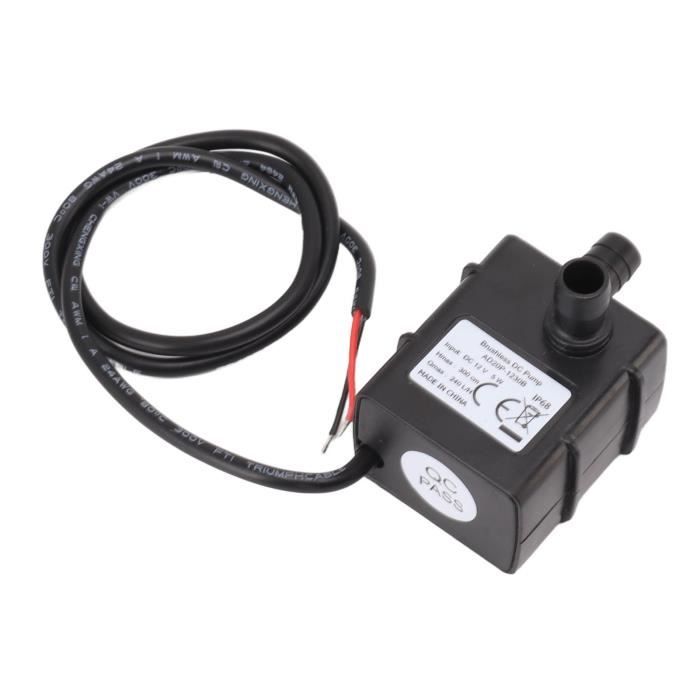 FYDUN Pompe à Eau Sans Brosse DC 12V Faible Bruit Submersible Mini ...