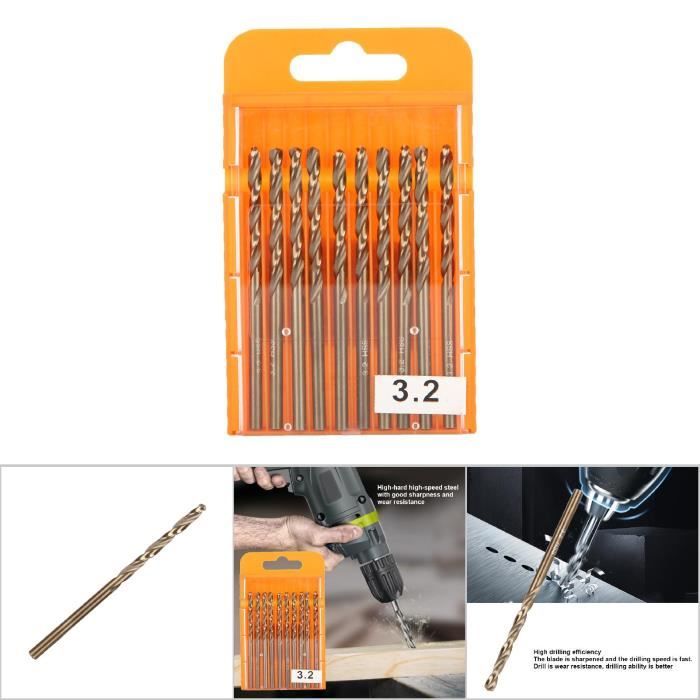 GOTOTOP perceuse électrique 20 pièces foret outil de forage de trou en ...