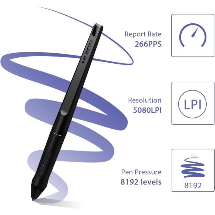 Pw500 Stylo De Tablet Digital Sans Batterie Stylo Au Niveau Graphic ...