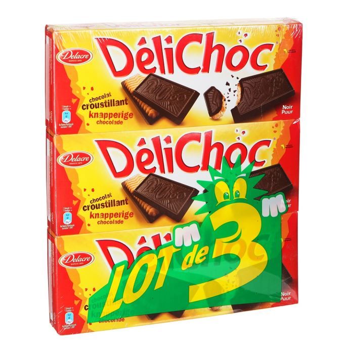 DELICHOC Noir 3 Paquets 450g (x1) - Cdiscount Au quotidien