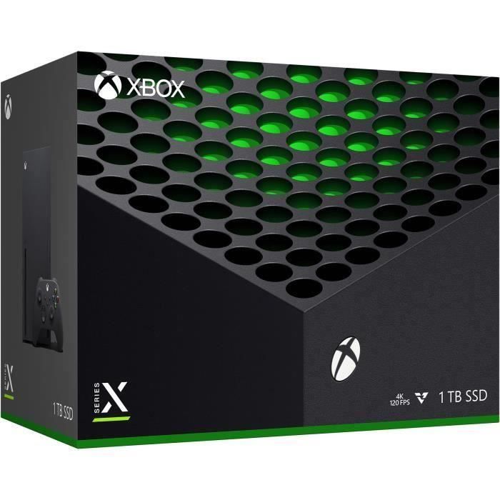 Console Xbox Series X 1To Noir - Cdiscount Jeux vidéo