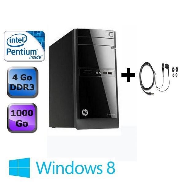 HP 110-125ef Desktop PC + écouteurs HP - Cdiscount Informatique