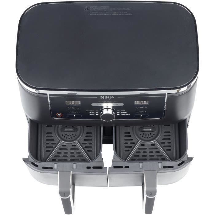 Friteuse sans huile Dual Zone NINJA Foodi Max - AF400EU - 2470W - 9,5L - 2 tiroirs de cuisson ...