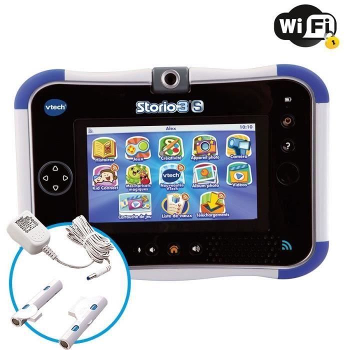 Destockage STORIO 3S Bleue Tablette Enfant Vtech + Power Pack ...