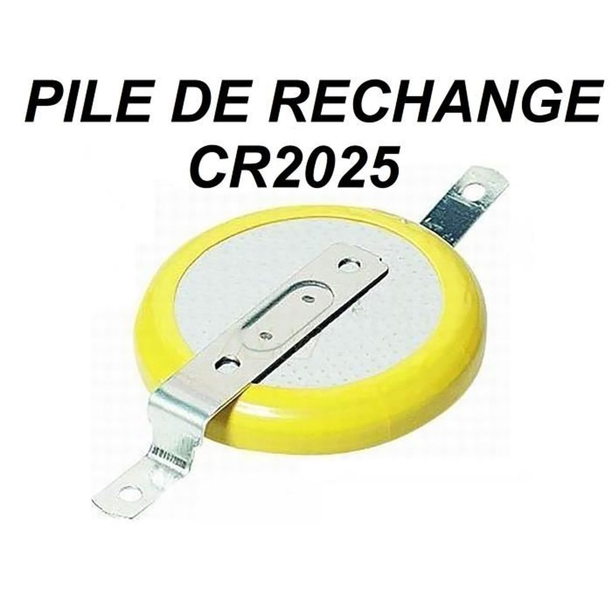 Pile CR2025 avec languettes à souder pour Game Boy, GB Color, Pokemon ...