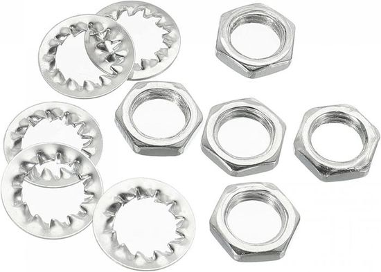 Lumiere Tube Fileté Encoches Écrous Avec Rondelles M10 Vis Filetage ...