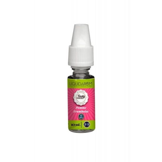 LIQUIDAROM - 10x Pomme Framboise 10ML - Taux nicotine:12mg Contenance ...