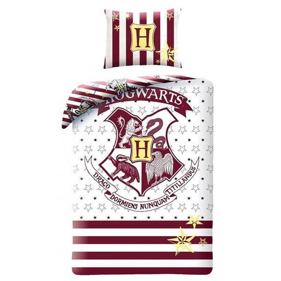Harry Potter Poudlard Parure De Lit Enfant Housse De Couette