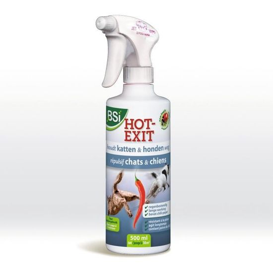 BSI - Hot Exit - Chiens & Chats - Répulsif - Anti-Urine - 100% Naturel ...