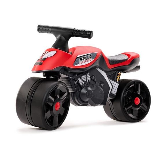 Porteur Baby Moto Falk Racing Team - Draisienne - Larges roues - Rouge ...