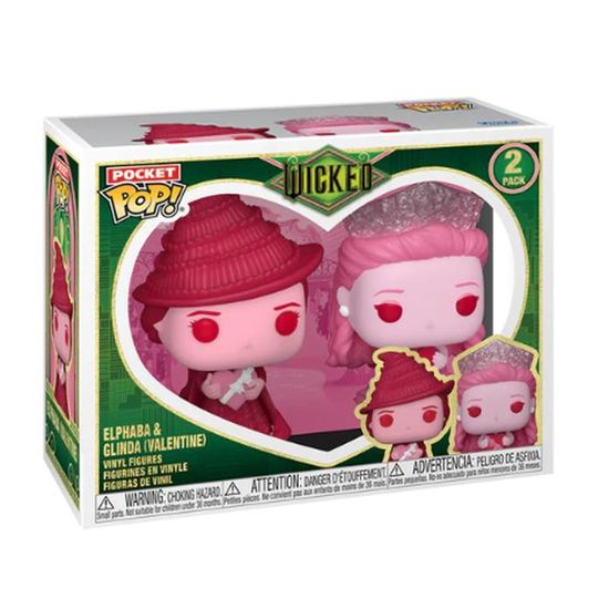 Figurine Funko Pocket Pop! - Wicked - St Valentin Wicked (lot De 2 ...