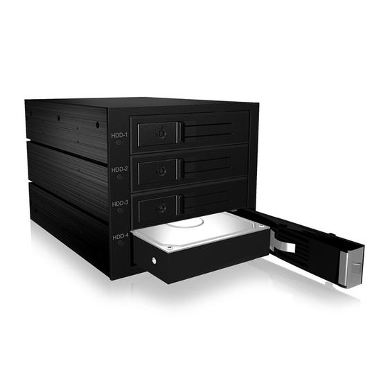 Rack amovible ICY BOX IB-564SSK pour 4 disques durs 3.5' Serial ATA-SAS ...