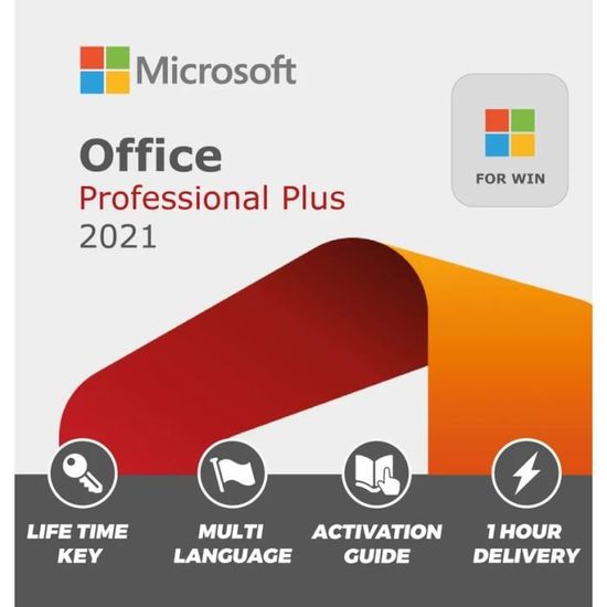 Microsoft Office 2021 Professionnel Plus - Version Dématérialisé - Avec ...