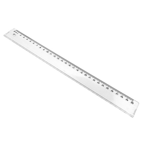 Règle plate 30 cm Waytex 931220 - Graduation en mm - Transparente ...