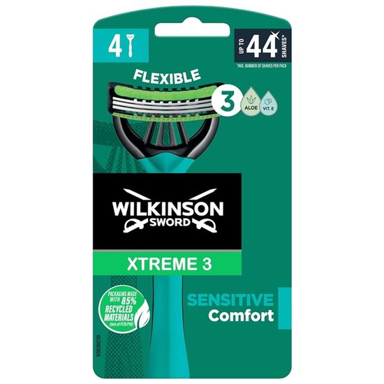 Rasoir - Wilkinson Sword - Xtreme 3 - 4 lames - Gel hydratant - Mixte ...