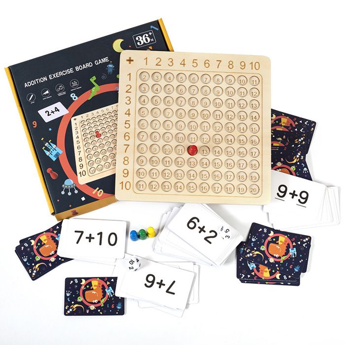 Table de Multiplication Montessori en bois,99 jouets éducatifs pour ...