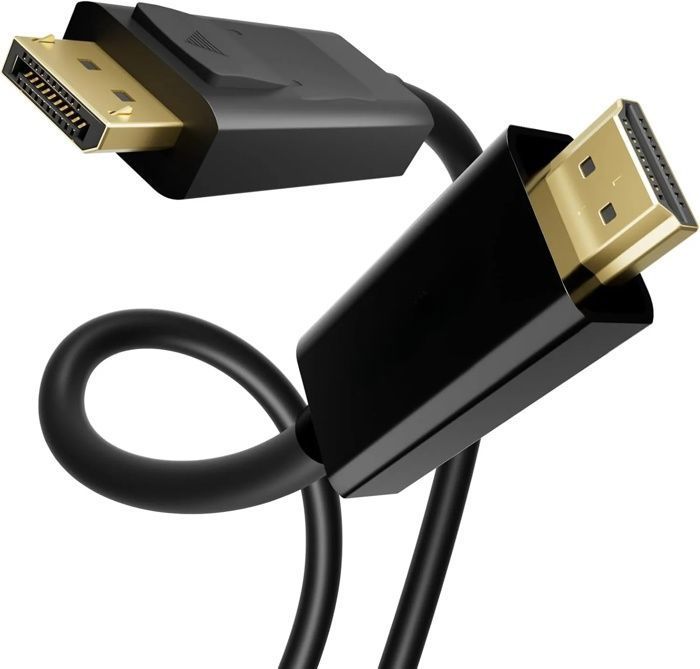 Câble DisplayPort vers HDMI - HAUTSTORE - 1.8m - Unidirectionnel ...