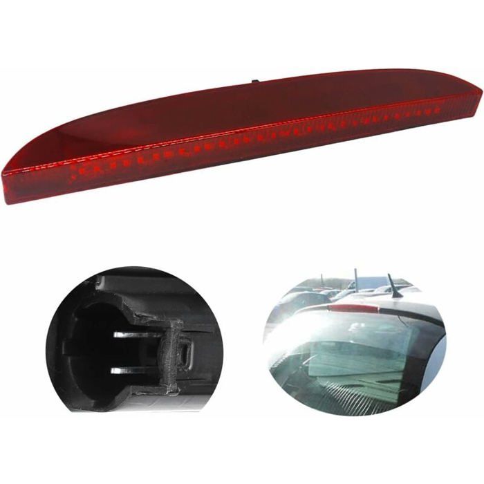 Troisième Feu de Stop pour Clio 2, Haut 3ème Feux Stop arrière Rena-ult ...