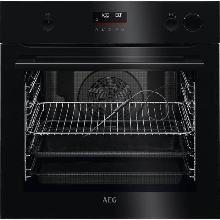 AEG Four Encastrable Pyrolyse 7000 SteamCrisp® B57PV2361B Noir ...