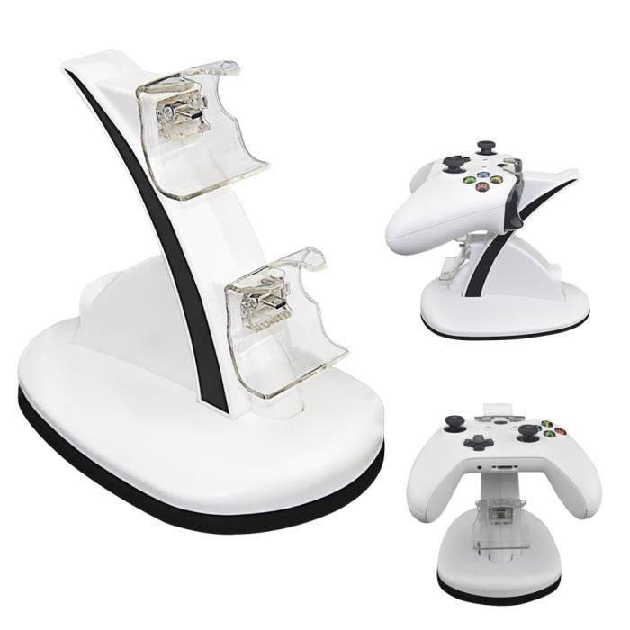 Dual Controller Charging Dock Station Charger Stand for Microsoft Xbox ...