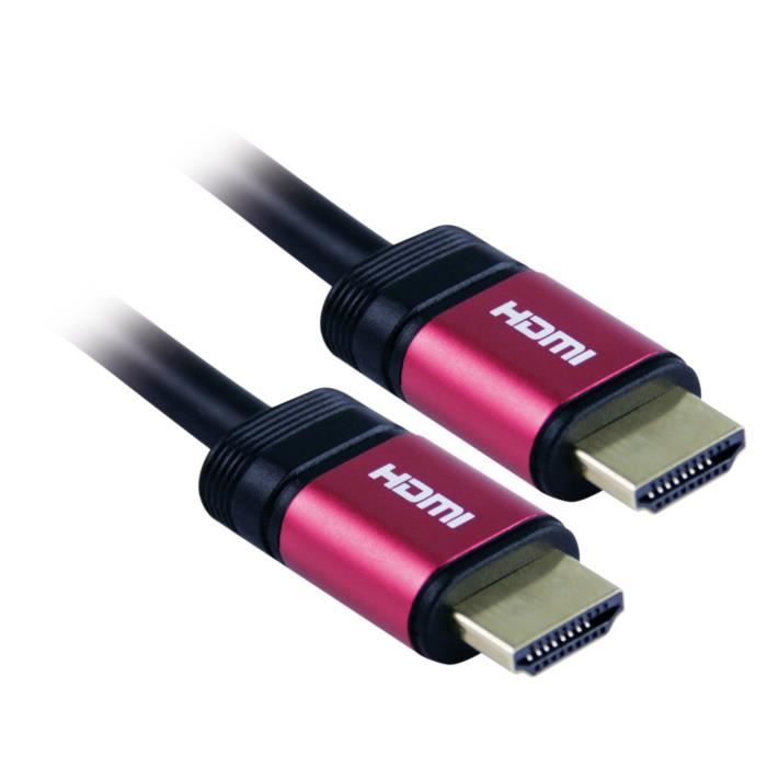 Câble HDMI - APM - 1.8m - 4K x 2K - Ethernet haut débit - Noir ...