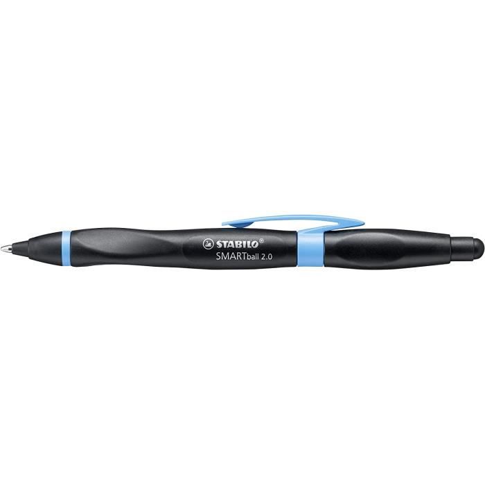Stabilo Smart ball 2.0 Stylobille rétractable Bleu 494 - Cdiscount ...
