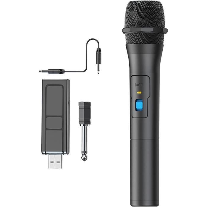 Sans Fil,Micros Sans Fil Portables En Métal Avec Récepteur Rechargeable ...