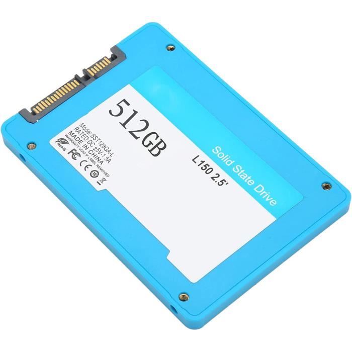 SSD pour Ordinateur Portable, 3D TLC Plug and Play SATA3.0 SSD Mode de ...