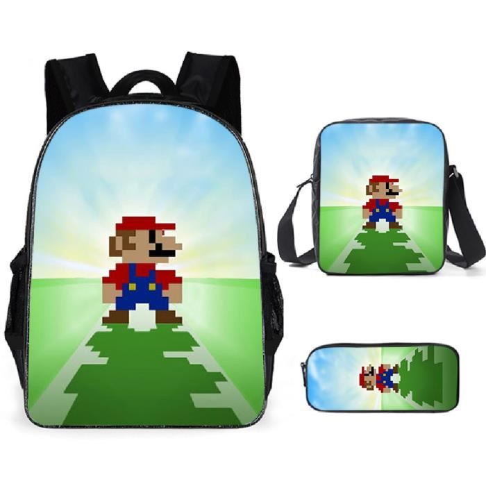 Sac à dos enfant Super Mario - ZPPSHOP - impression graphique de jeu ...