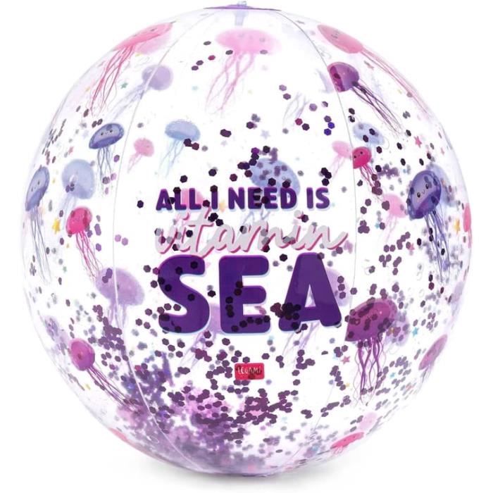 Legami- good vibes jellyfish boule gonflable ø 40 cm, en pvc, thème ...