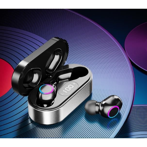 Nouveau bluetooth 5.2 puce-F12 casque sans fil bluetooth TWS coque ...