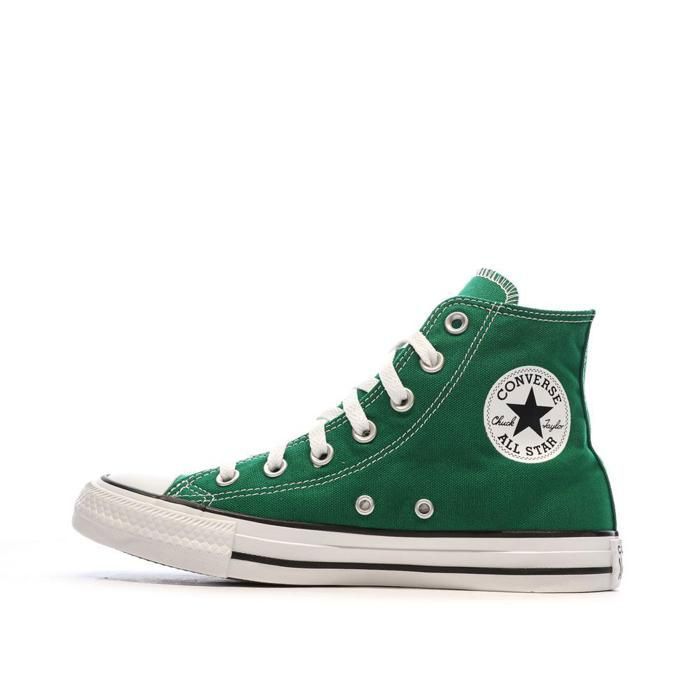 Baskets - CONVERSE - Chuck Taylor All Star Hi - Vert - Mixte - Lacets ...