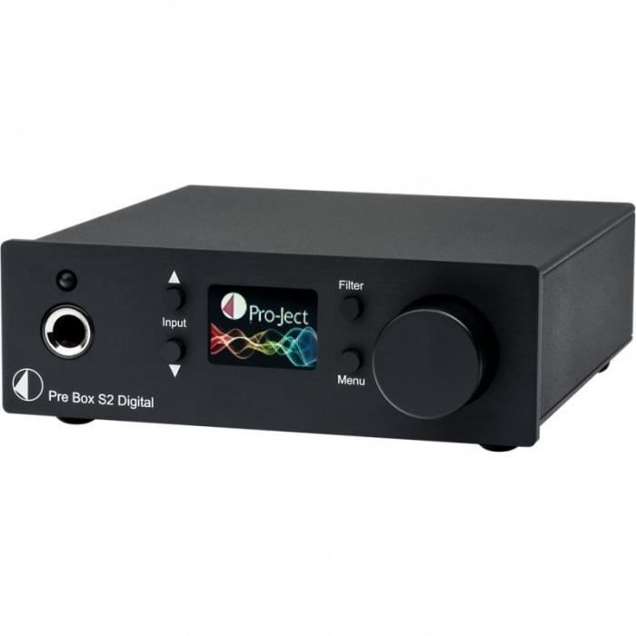 DAC Audio - PRO-JECT - PRE BOX S2 DIGITAL - Noir - Filaire - Aluminium ...