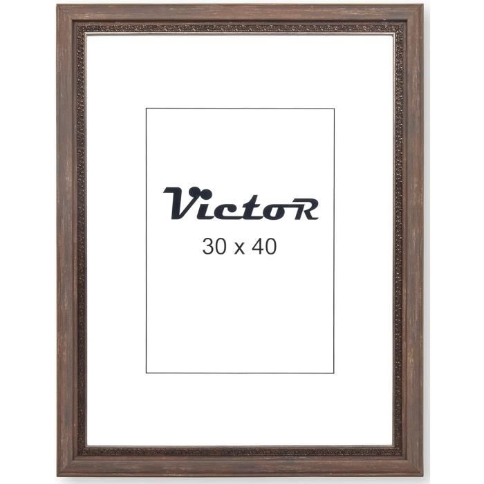 Cadre Photo Boho Marron En 30X40 Cm Baguette: 30X16Mm Cadre Photo ...
